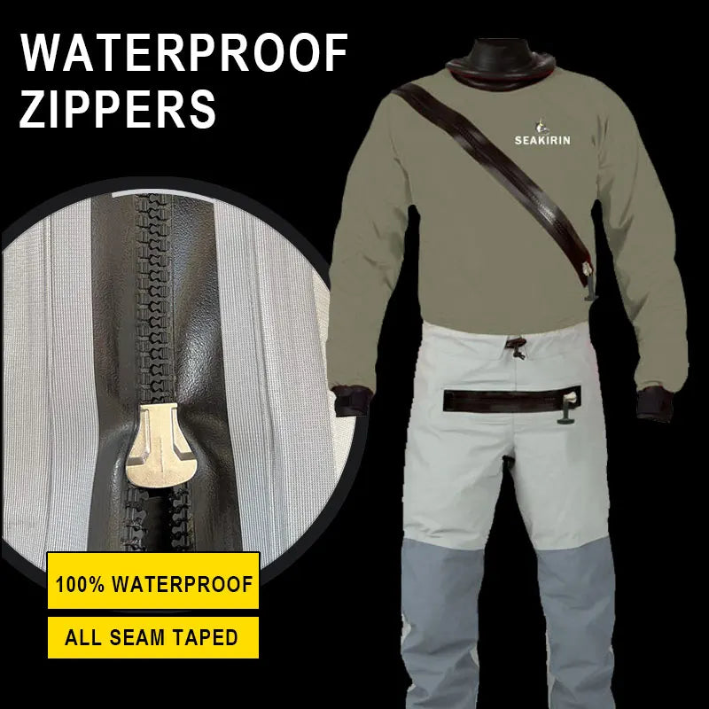 Seakirin Front-Entry Drysuit with Relief Zipper – Pro Tackle World